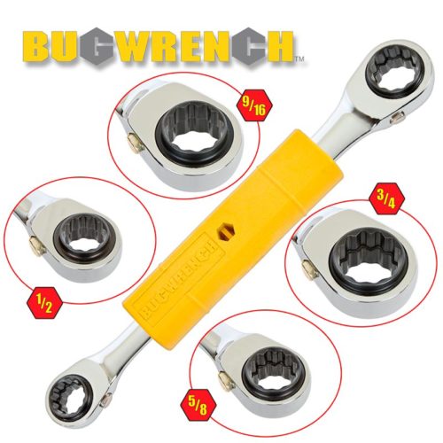 4-in-1 Insulated Box Wrench BugWrench™ best Lineman Tool 2 use 1000 V ...