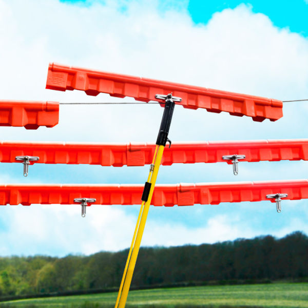 Plastic Insulating Cover Up for best 4 bare electric Conductors live ...