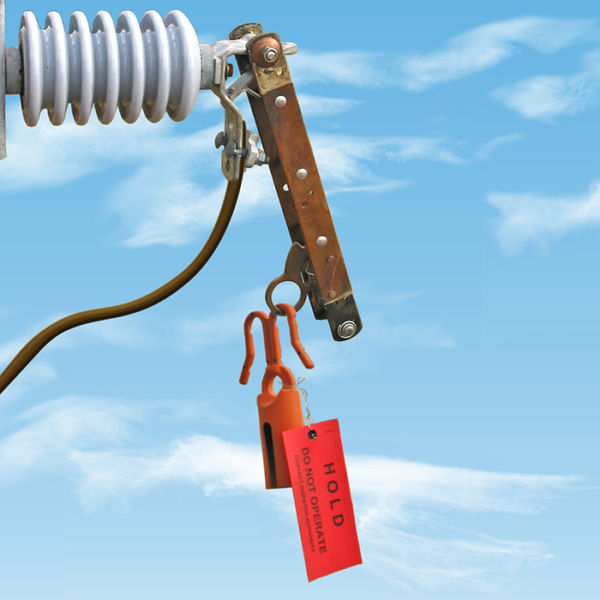 Hold Tag Overhead Tagging best device 2 tag out lock out power utility ...